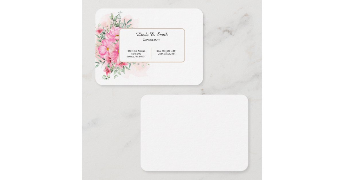 Mighty Size Calling Card | Zazzle