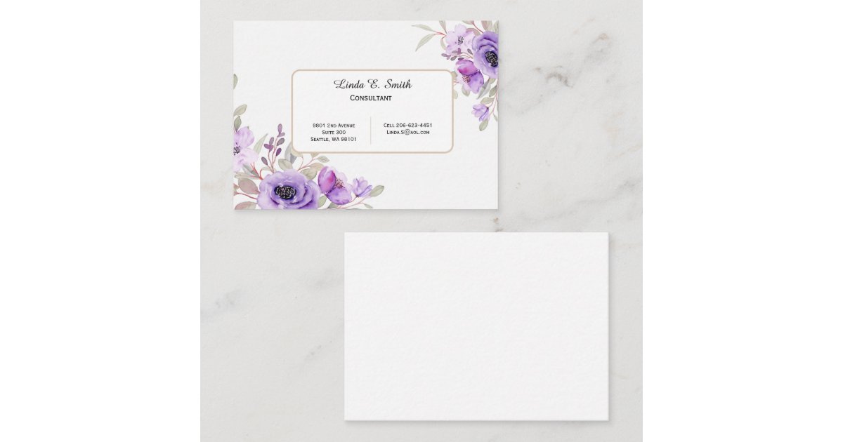 Mighty Size Calling Card | Zazzle