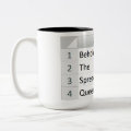 Mighty Spreadsheet Queen, Excel Silver Two-Tone Coffee Mug | Zazzle