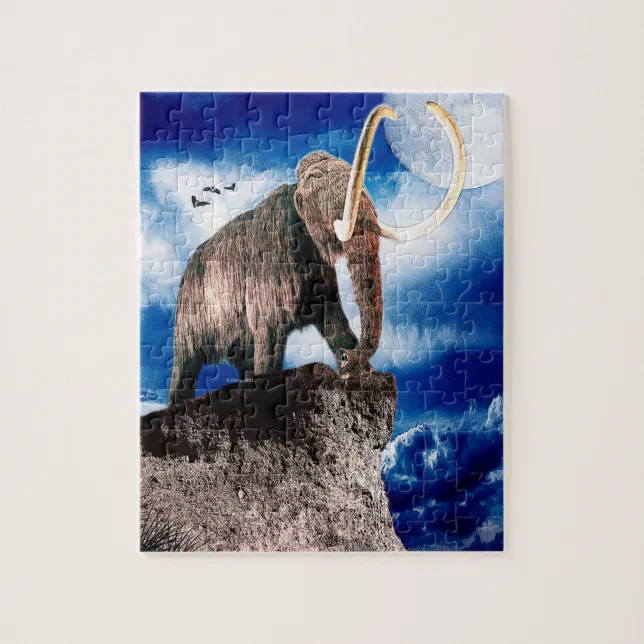 Mighty Wooly Mammoth Jigsaw Puzzle | Zazzle