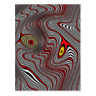Migraine Aura Optical Illusion Postcard | Zazzle.com