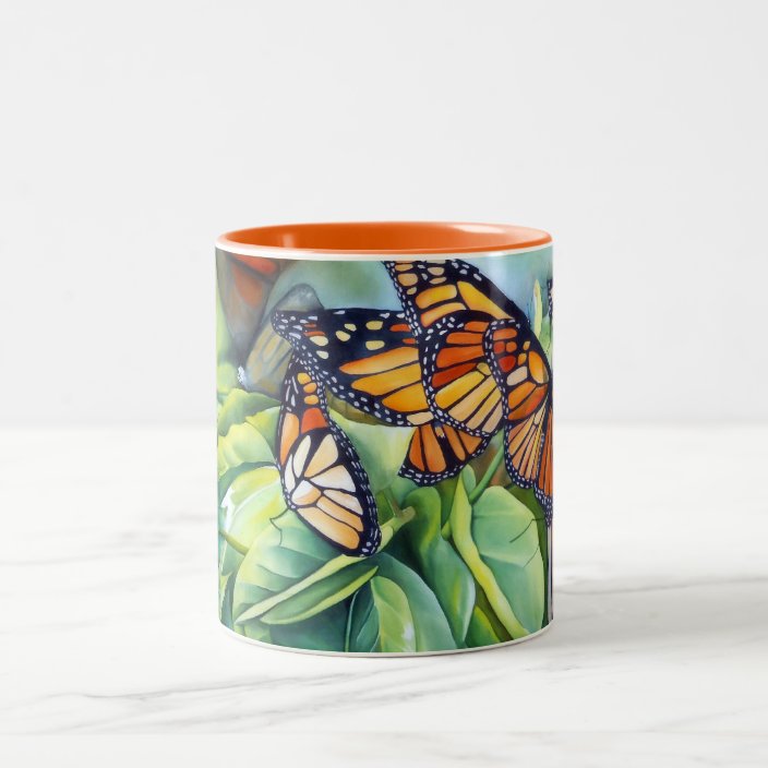 Migration of the Monarch Morning Mug | Zazzle.com