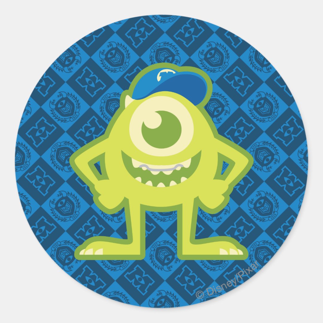 Mike 1 classic round sticker | Zazzle