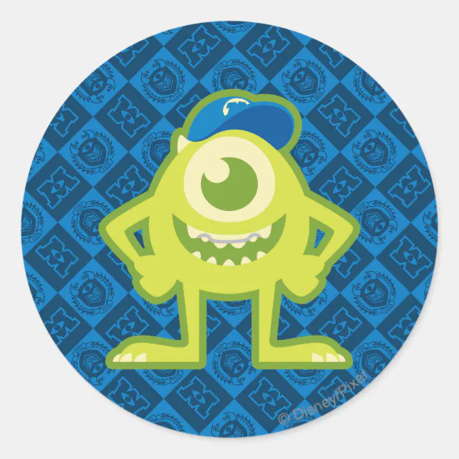 Mike 1 classic round sticker | Zazzle