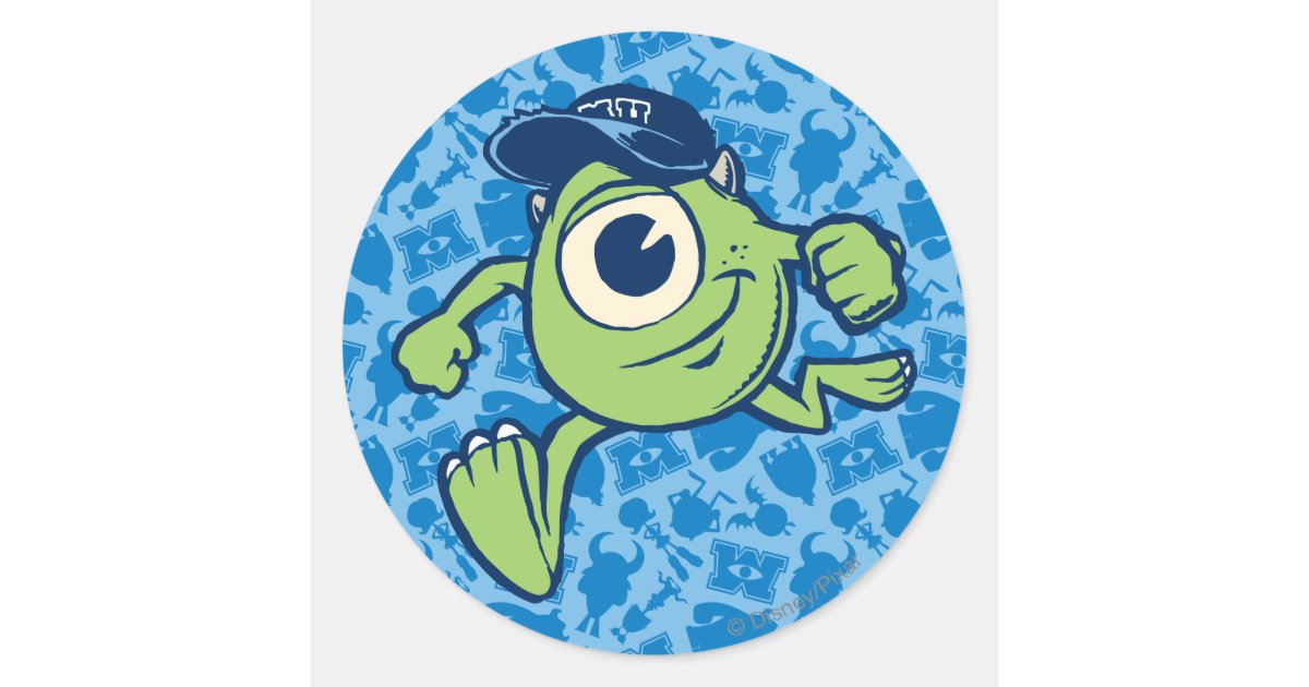 Mike 3 classic round sticker | Zazzle