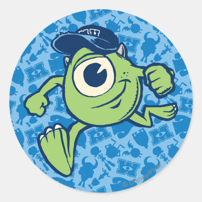 Mike 3 classic round sticker | Zazzle