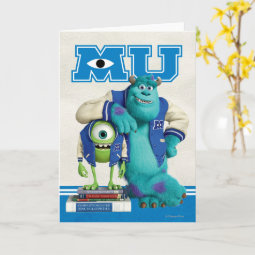Mike and Sulley MU Card | Zazzle