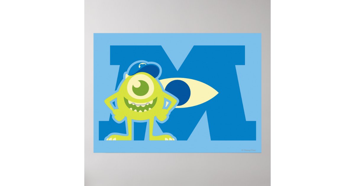 Mike M Logo Poster | Zazzle.com