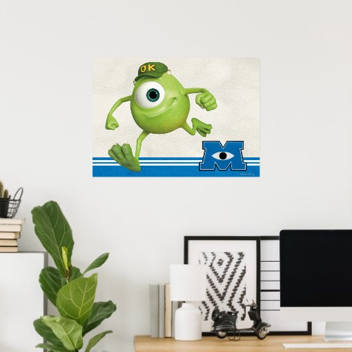 Mike Running Poster | Zazzle