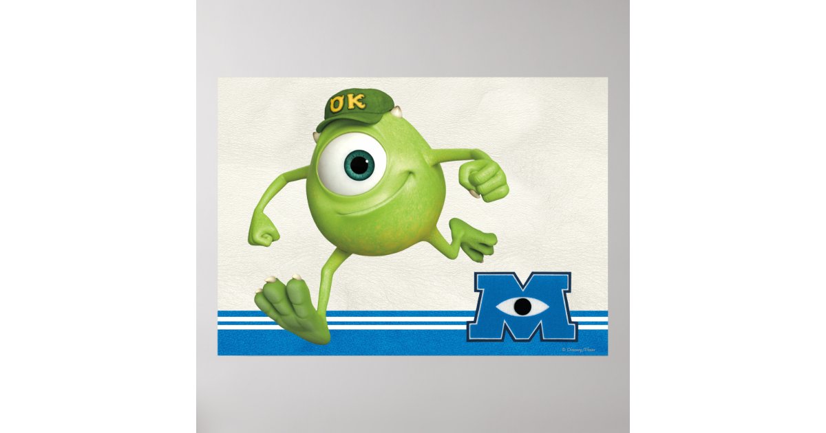 Mike Running Poster | Zazzle