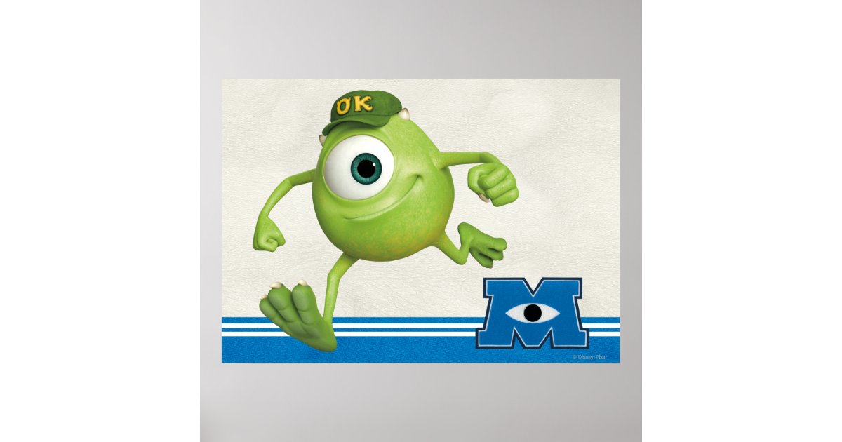 Mike Running Poster | Zazzle