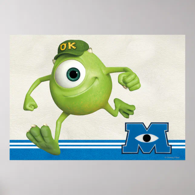 Mike Running Poster | Zazzle