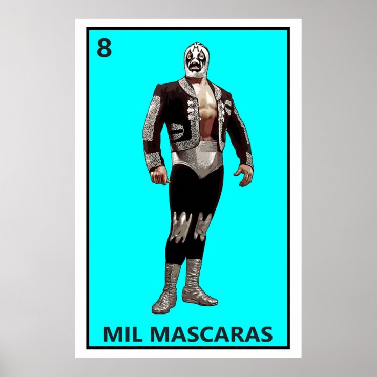 Mil Mascaras Poster | Zazzle