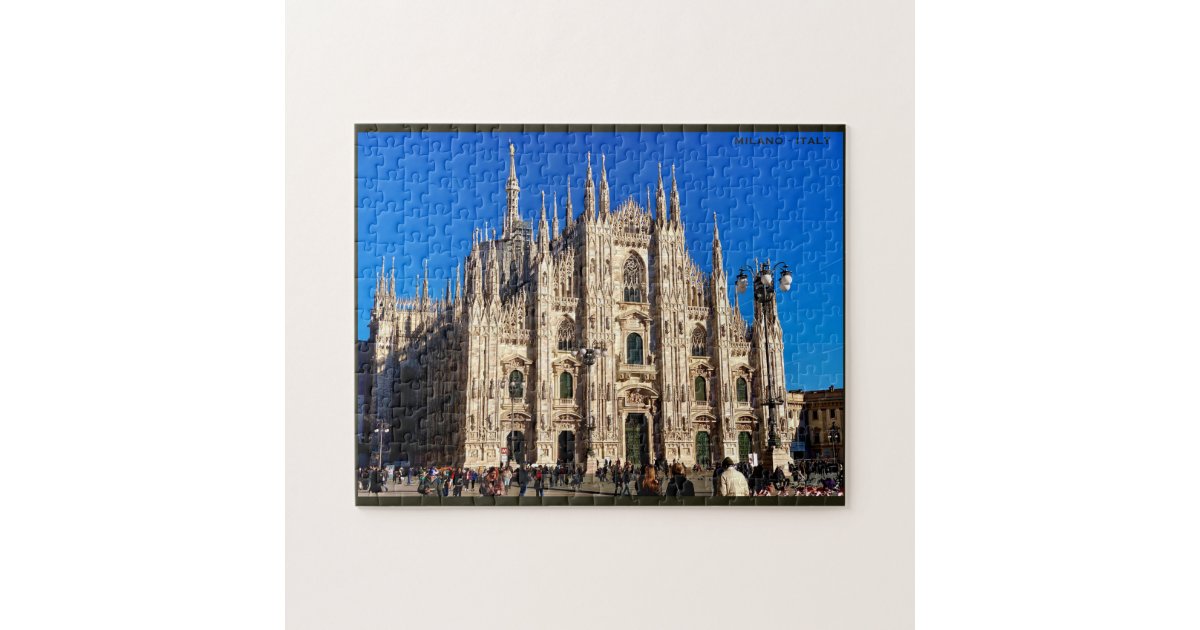 Milan Duomo Cathedral - Italy Jigsaw Puzzle | Zazzle