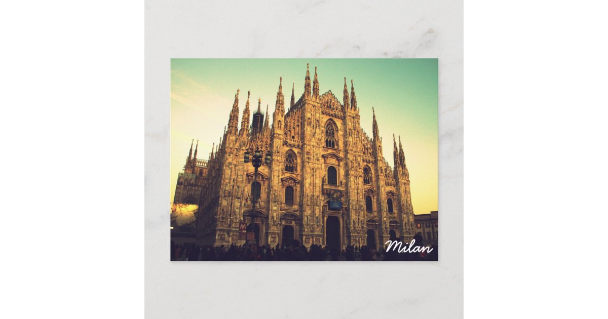 Milan, Italy Postcard | Zazzle