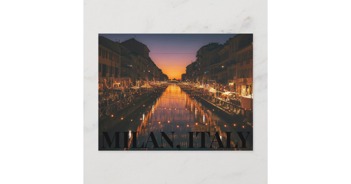 Milan, Italy Postcard | Zazzle
