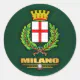 Milano (Milan) Classic Round Sticker | Zazzle