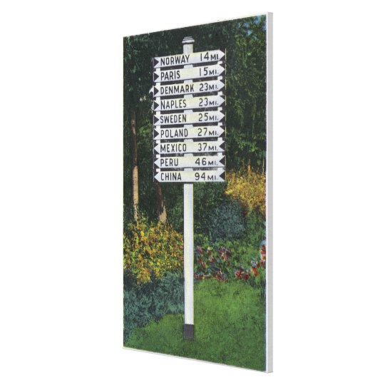 Mile Marker Sign Post | Zazzle.com