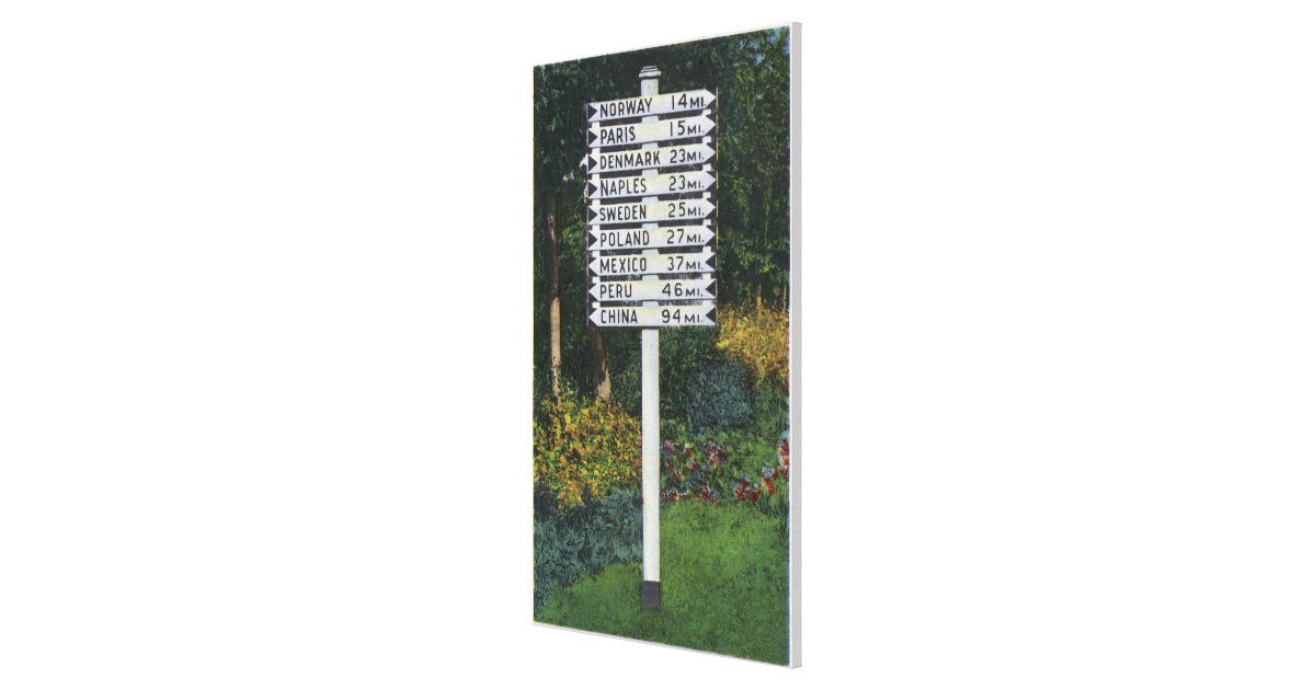 Mile Marker Sign Post | Zazzle