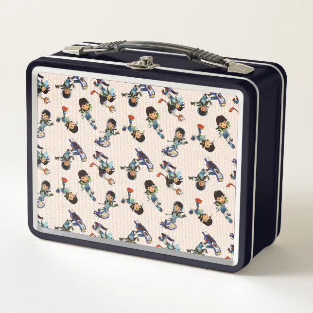 Miles Callisto Pattern Metal Lunch Box | Zazzle