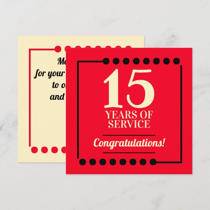 Milestone employee anniversary recognition award invitation | Zazzle.com