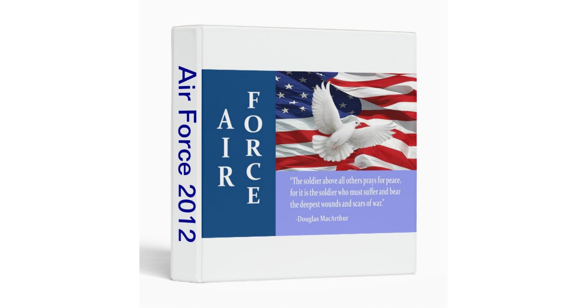 Military Air Force Photo Album Binder | Zazzle