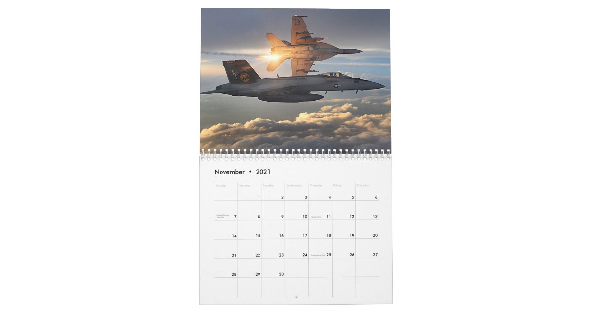 Military Aircraft Calendar | Zazzle.com