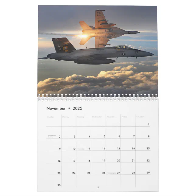 Military Aircraft Calendar | Zazzle