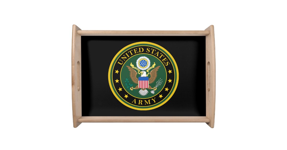 MILITARY ARMY SERVING TRAY | Zazzle