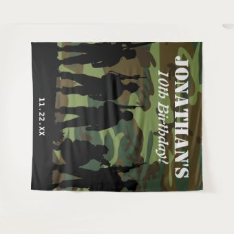 Military Army Soldier Photo Backdrop | Zazzle