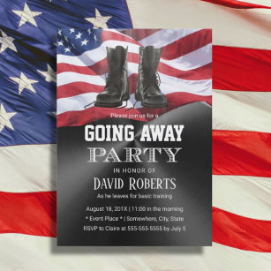 Going Away Party Flyer Template