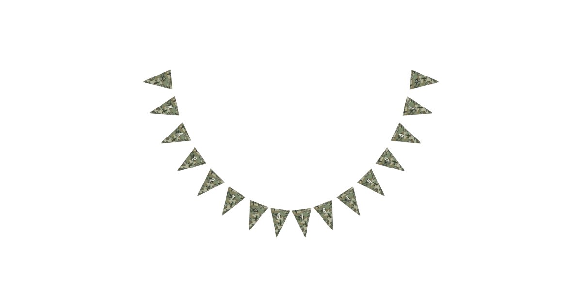 Military badges bunting flags | Zazzle