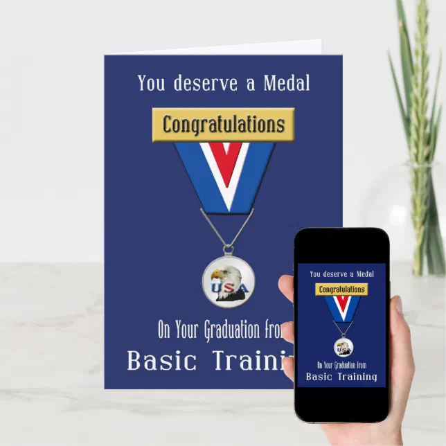 Military Basic Training Congratulations Card | Zazzle