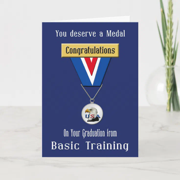 Military Basic Training Congratulations Card | Zazzle