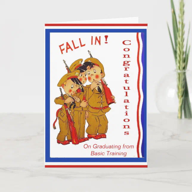 Military Basic Training Graduation Card | Zazzle