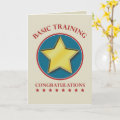 Military Basic Training Graduation Congratulations Card | Zazzle