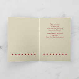 Military Basic Training Graduation Congratulations Card | Zazzle