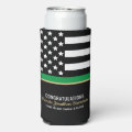 Military Basic Training Patriotic Graduation Party Seltzer Can Cooler ...