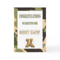 Military Boot Camp Graduation Card | Zazzle