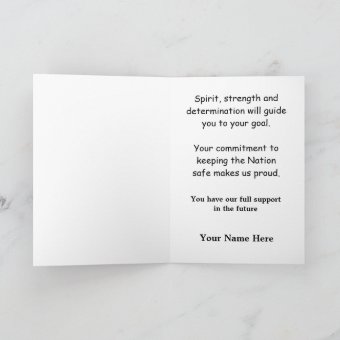 Military Boot Camp Graduation Card | Zazzle