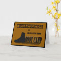 Military Boot Camp Graduation Card | Zazzle