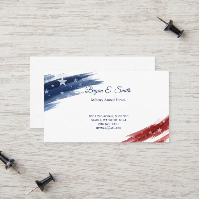 Military Business Card | Zazzle