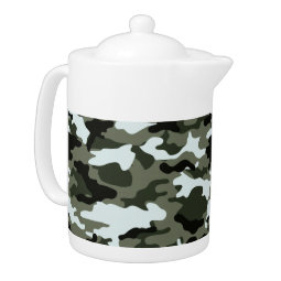Military Camo Teapot | Zazzle