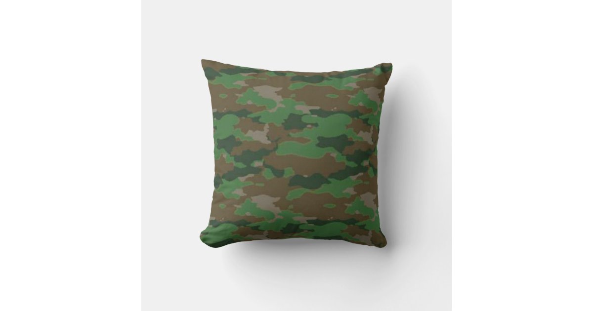 Military camouflage pillow | Zazzle