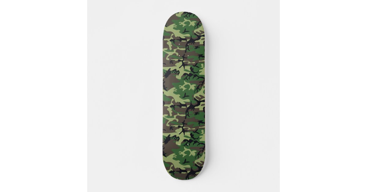 Military Camouflage Skateboard Deck | Zazzle