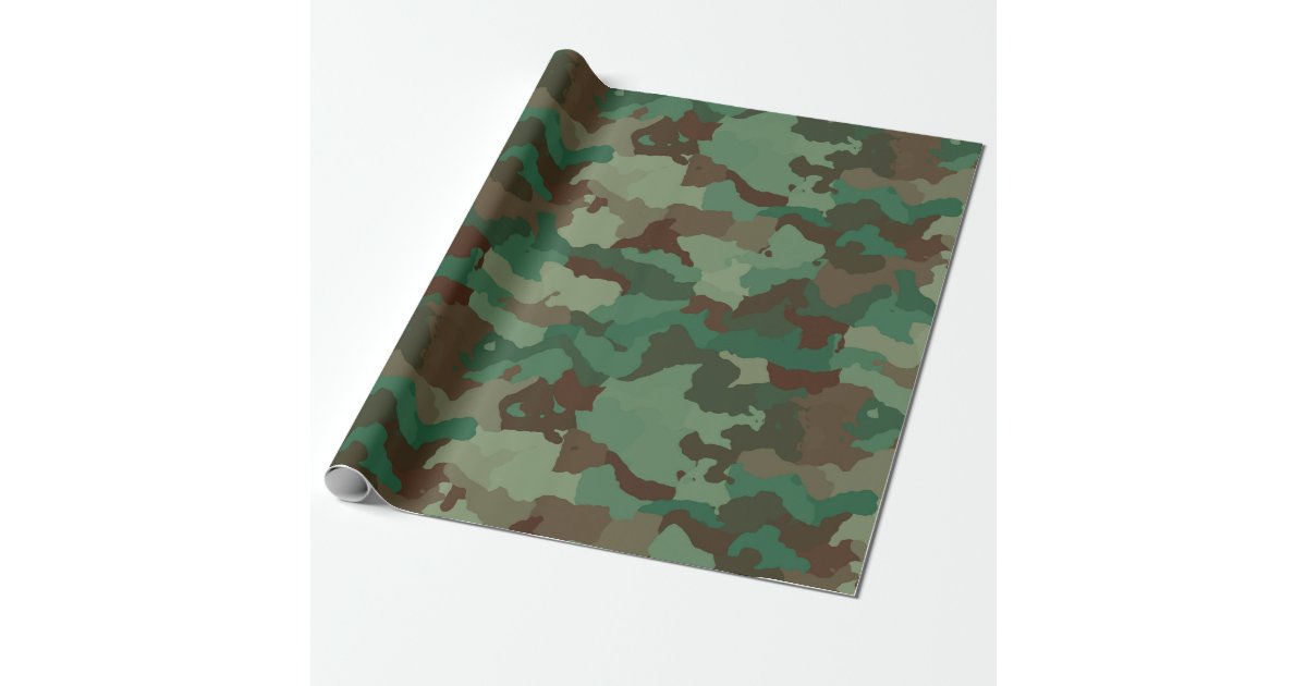 military camouflage wrapping paper | Zazzle