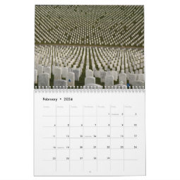 Military Cemetery Calendar | Zazzle