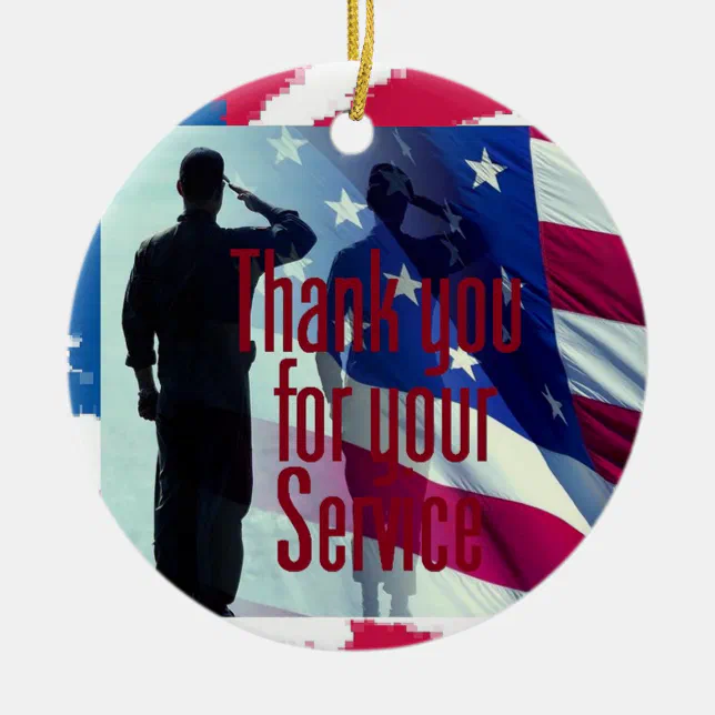 MILITARY CERAMIC ORNAMENT | Zazzle