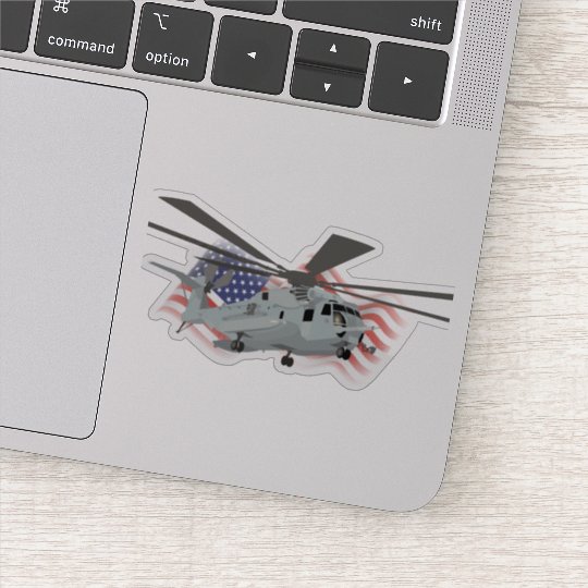 Military CH-53E Helicopter Sticker | Zazzle.com