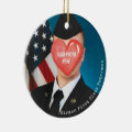 Military Christmas Gift Airman Photo Soldier Name Ceramic Ornament | Zazzle